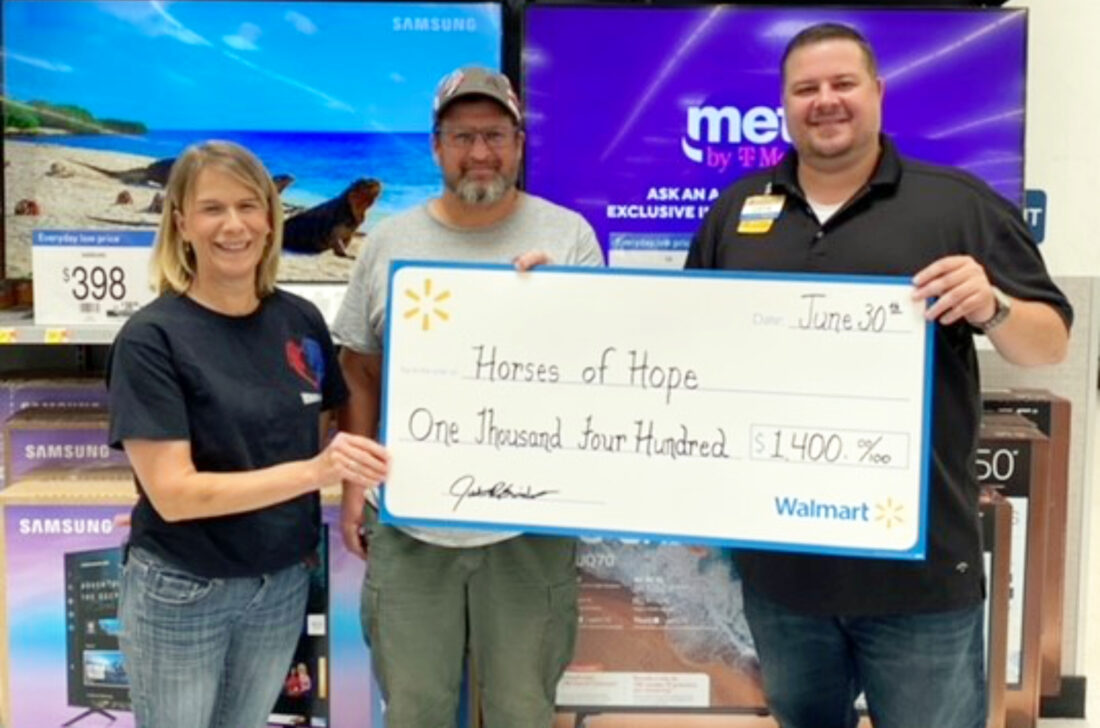 MH Walmart donates to Horses of Hope | News, Sports, Jobs - The Express